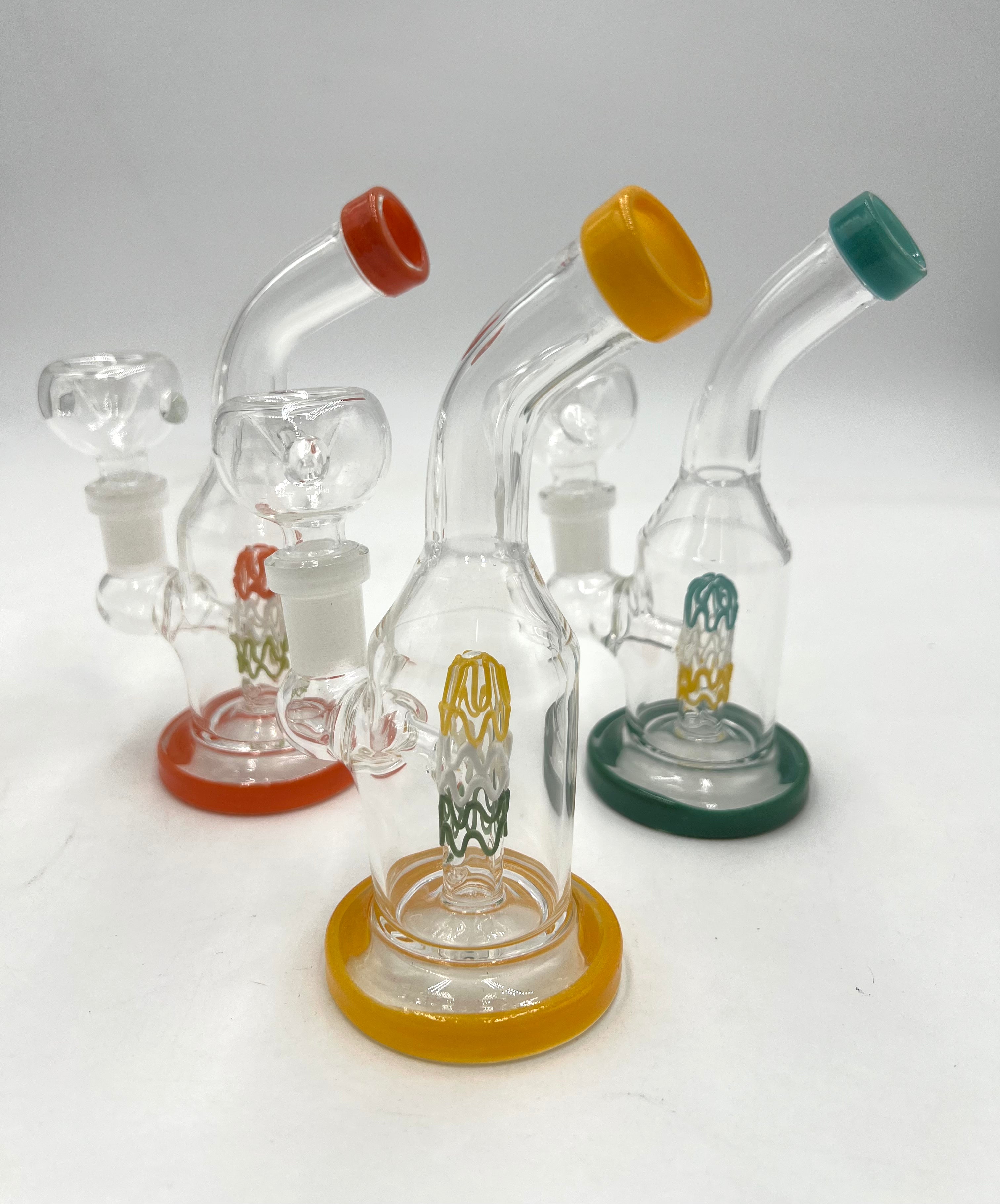 5.5" Mini Narrow Body Bent Mouth Water Pipe– LA Trade Center
