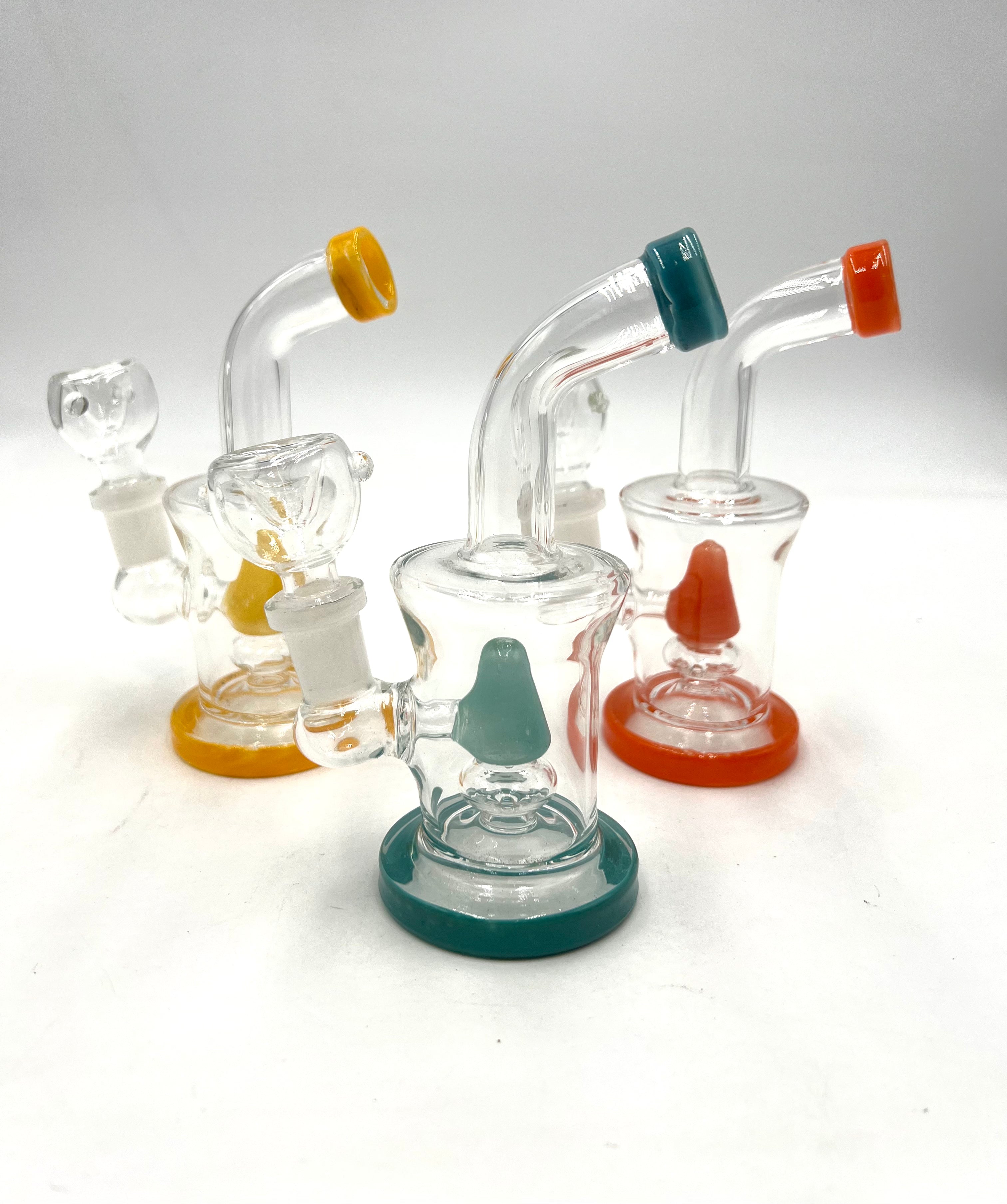 6" Bent Mouth Cone Showerhead Perc Water Pipe– LA Trade Center