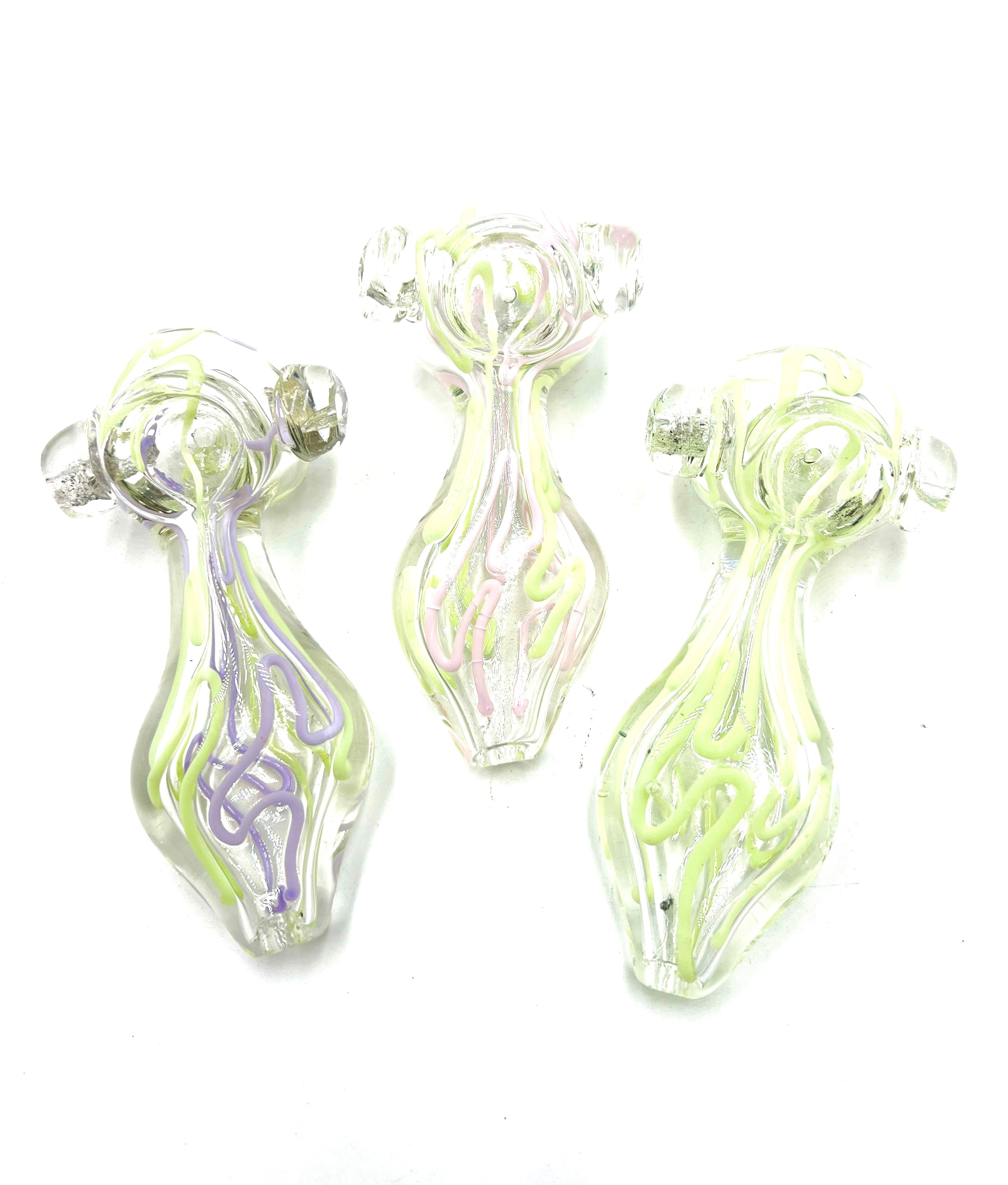 4.5" Flat Fish Style Body Slime Hand Pipe– LA Trade Center