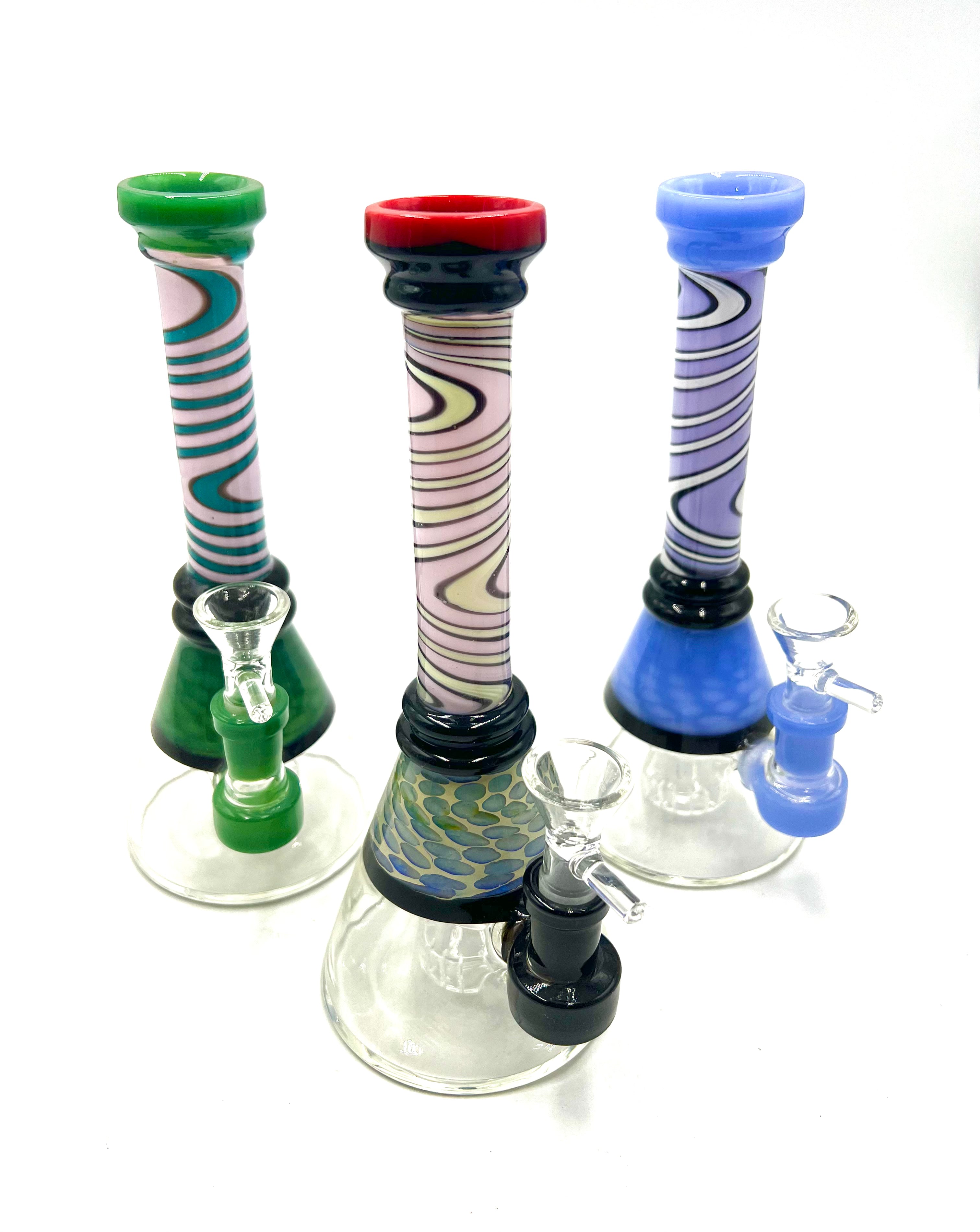 9" Wig Wag Tube Slime Beaker Base Water Pipe– LA Trade Center