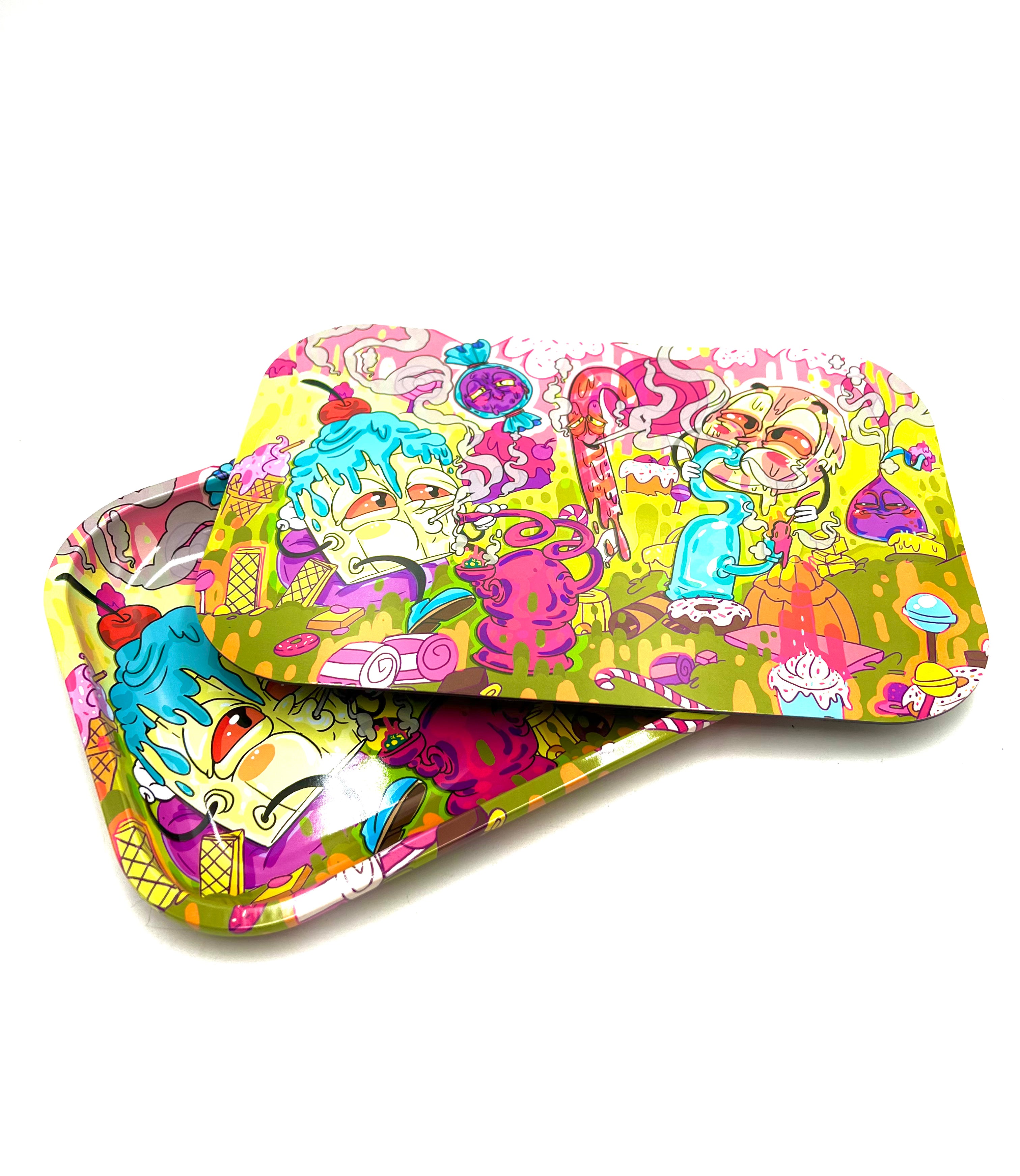 Cartoon Session Rolling Tray With Magnetic Lid– LA Trade Center